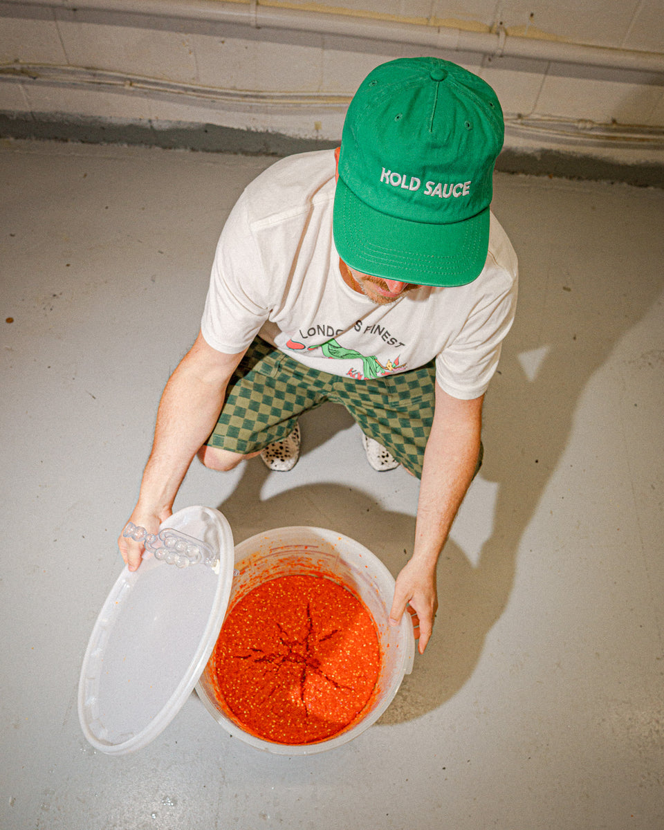 LONDON'S FINEST KOLD HABANERO GREEN ALL CAPS – Kold Sauce